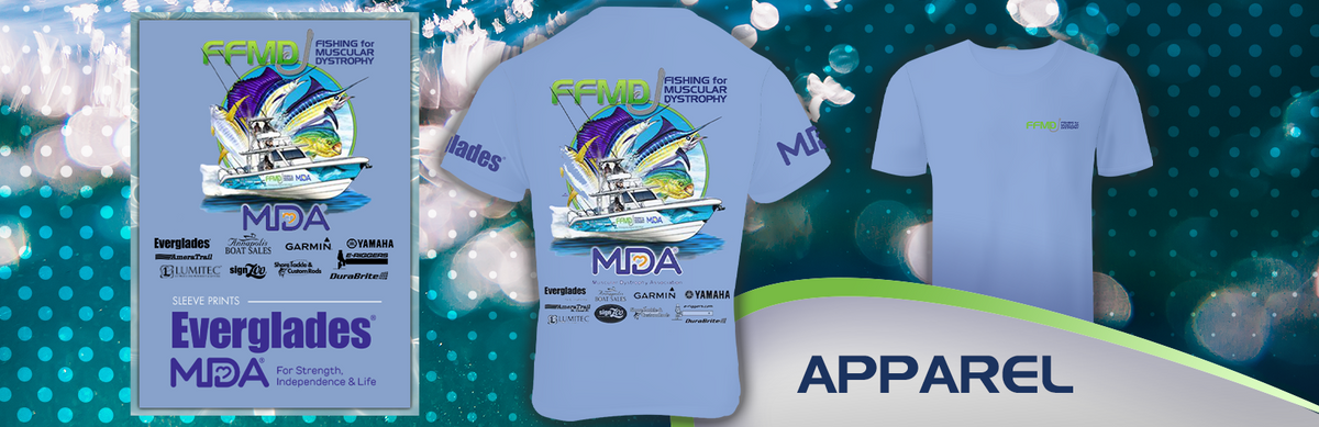 Short Sleeve FFMD Boat Sailfish Marlin Performance Shirt (Dri-Fit)- Bl ...